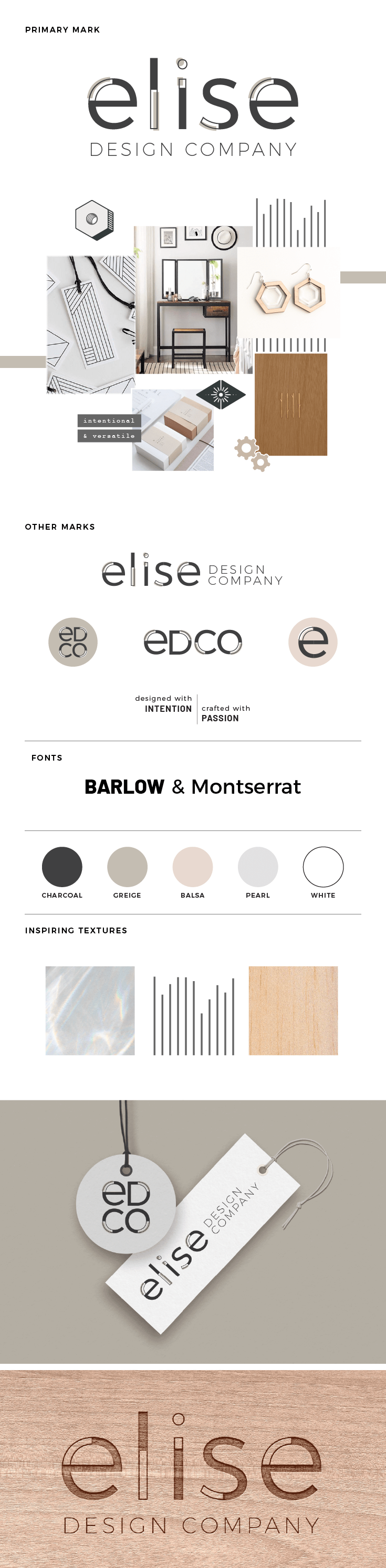 Logo Design: Elise Design Company - Dana Gray Studio